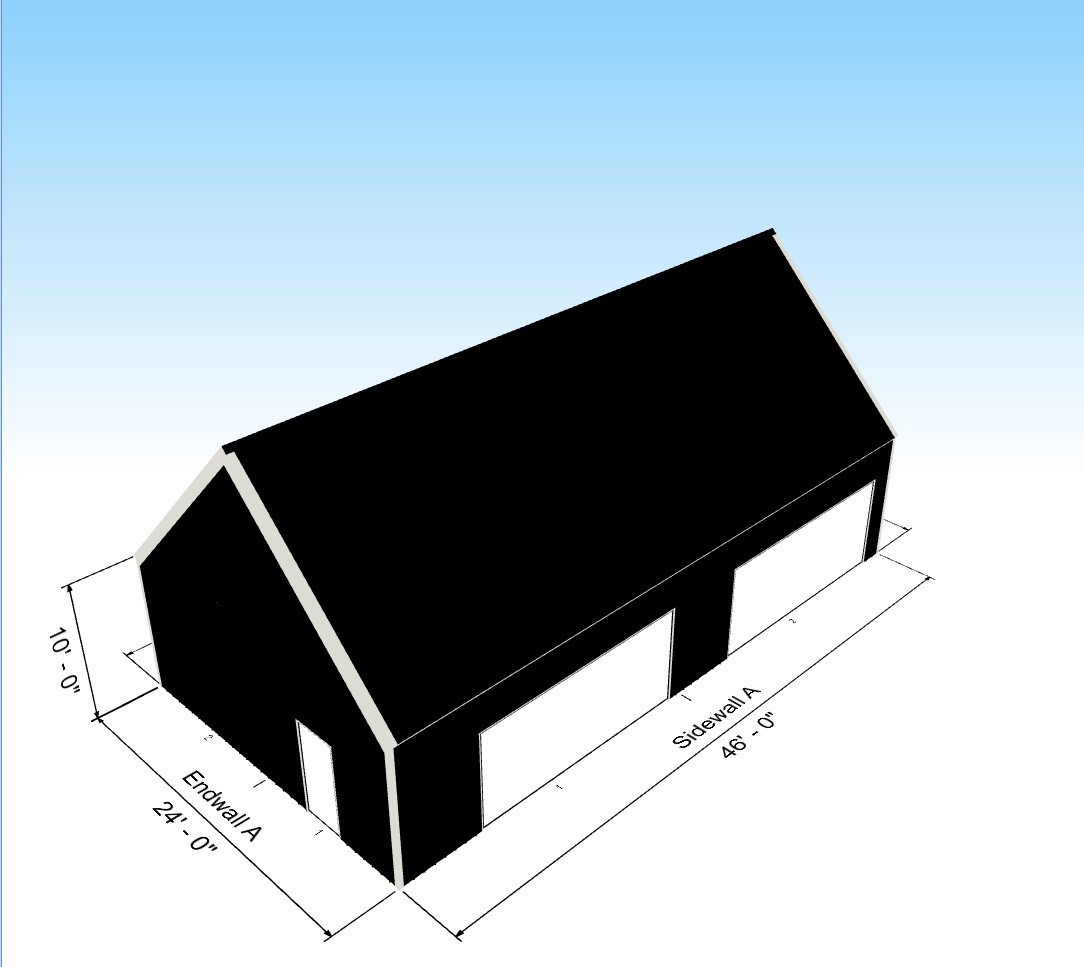 GABLE ROOF GARAGE2446 - Nuecosystems