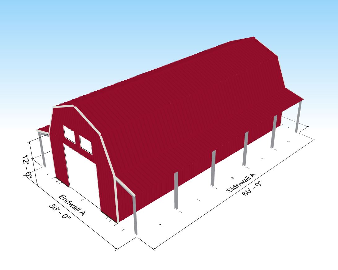 GAMBREL ROOF GARAGE3660 - Nuecosystems