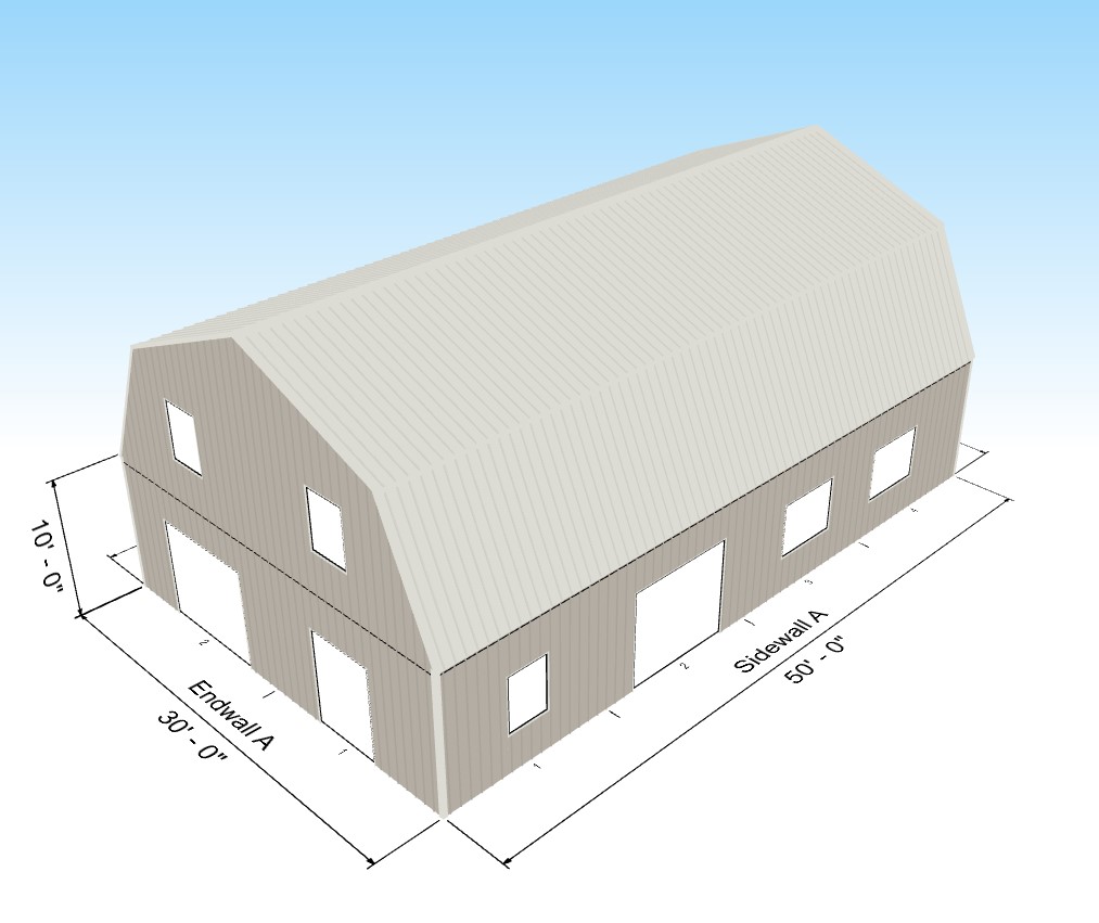 GAMBREL ROOF BARNDOMINIUM3050apt - Nuecosystems